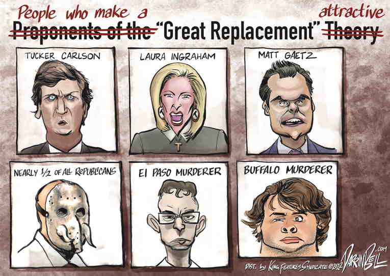 Political Cartoon on 'Fox News Inspired Killer' by Darrin Bell ...