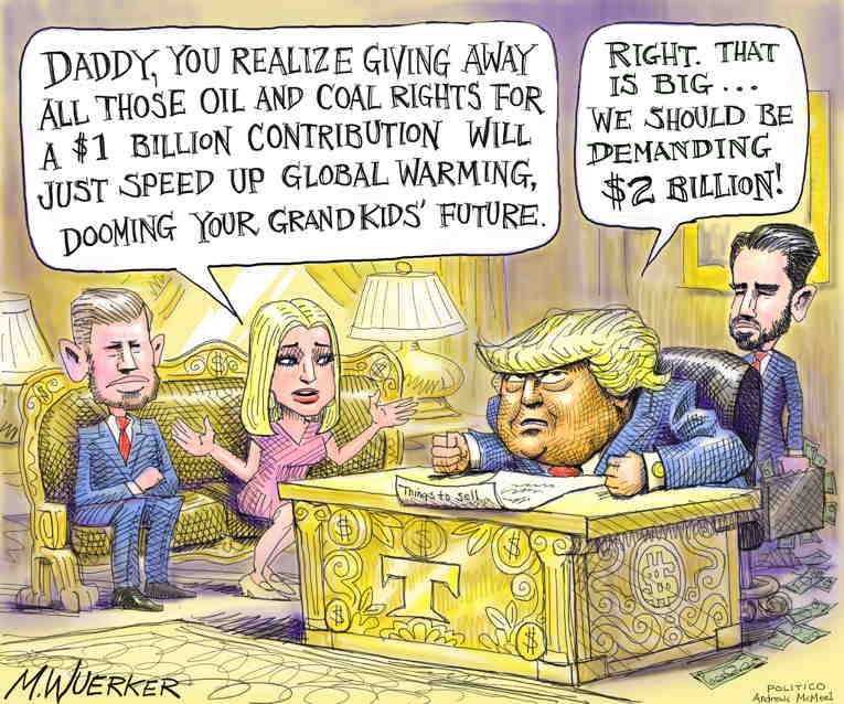 Political Cartoon on 'Trump Issues Battle Cry' by Matt Wuerker ...