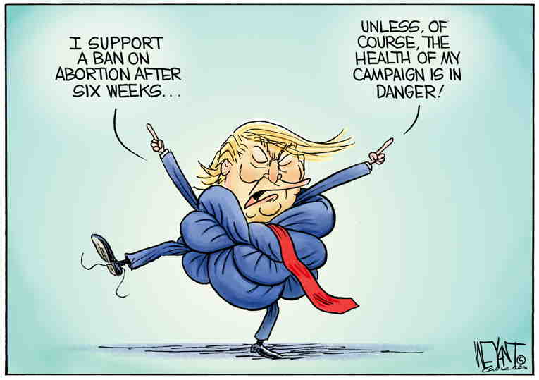 Political Cartoon on 'Trump Back on Campaign Trail' by Christopher ...